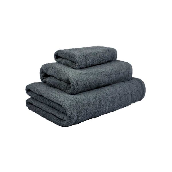 100% Cotton Assorted Towel Range – Bulk Box of 10 Grey
